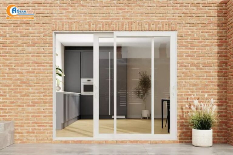 Cửa lùa nhôm Xingfa: Cấu tạo, giá và lưu ý chọn mua