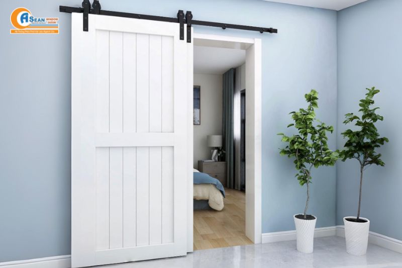 Cửa lùa ray treo: Giải pháp kiến trúc tối ưu cho không gian sống hiện đại